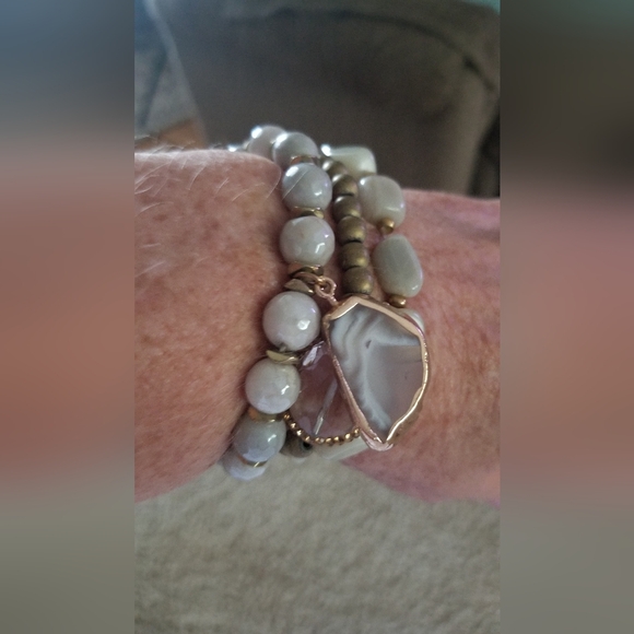Heather Ford Designs | Jewelry | New Heather Ford Antique Stack Bracelet Beautiful 3 Pieces In ...